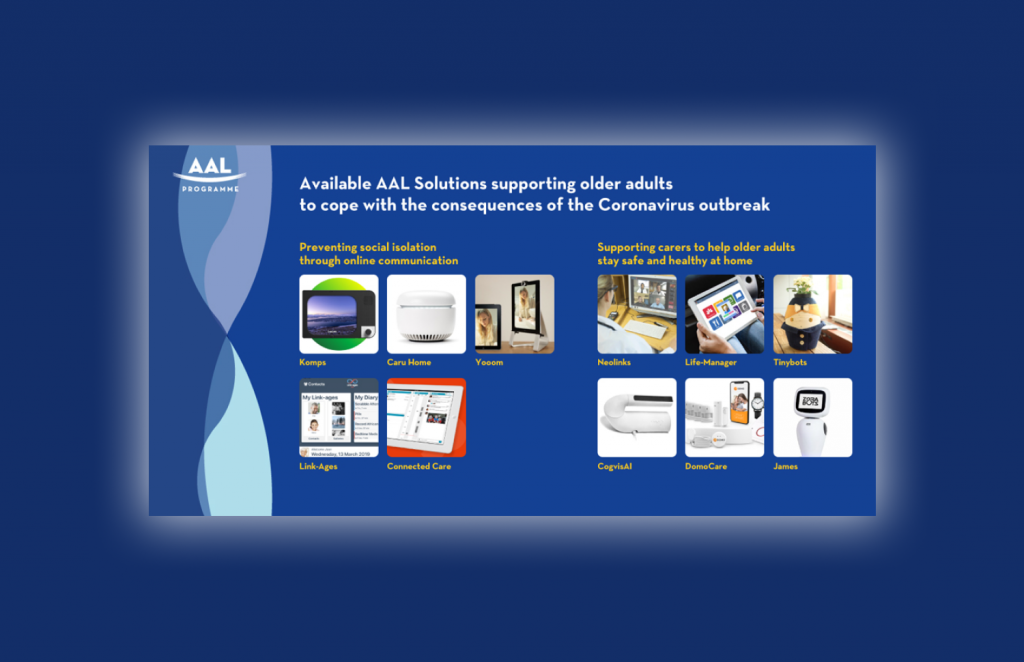 AAL solutions supporting older adults during the coronavirus outbreak – PlatformUptake.eu